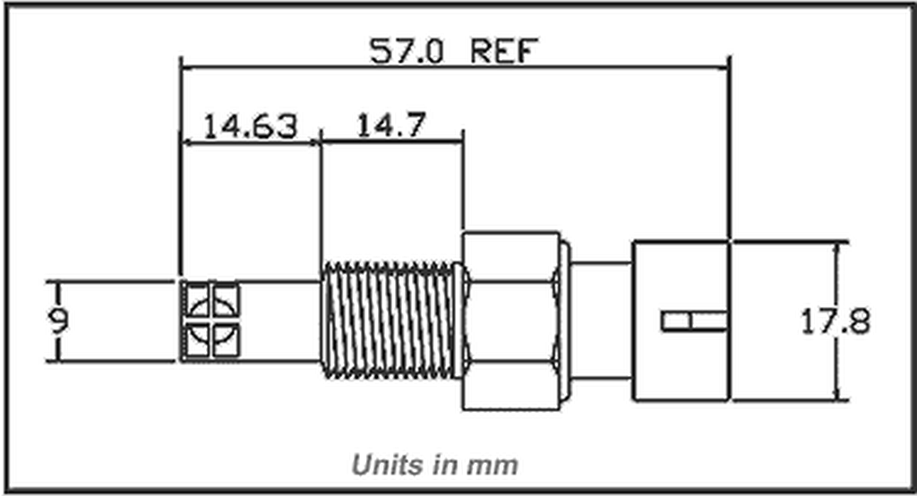 3/8 NPT Air Temperature Sensor – Digital Dash EFI